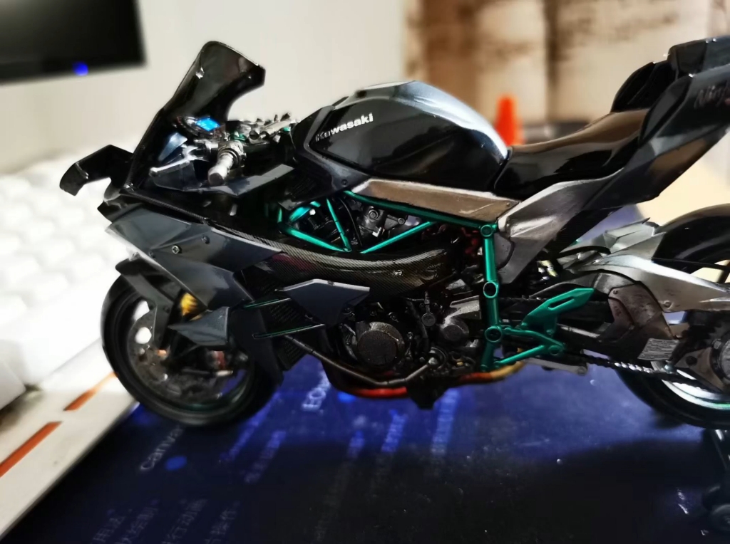 分上 是啊 我这一年里面做过的3台模型独角兽。田宫H2R 车模你觉得...