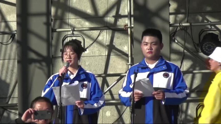 高三26班开幕式表演。应网友要求～#记录校园生活 #开幕式表演