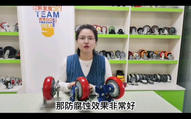 重型弹簧减震脚轮厂家A重型弹簧减震脚轮 抗冲击 减震 可以牵引 承重...