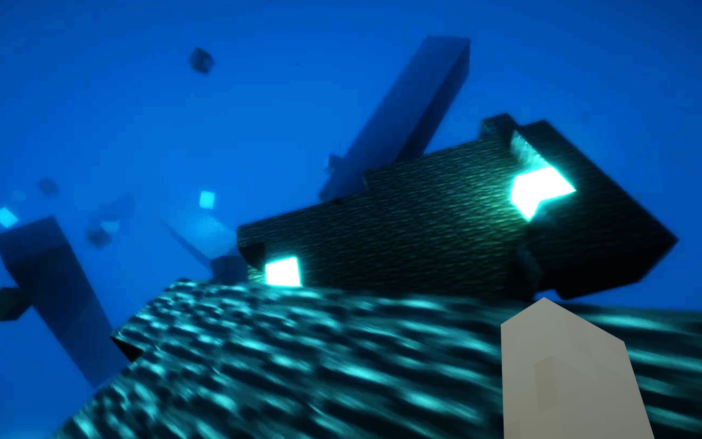 最刺激的MC跑酷:每一块板都会晃动