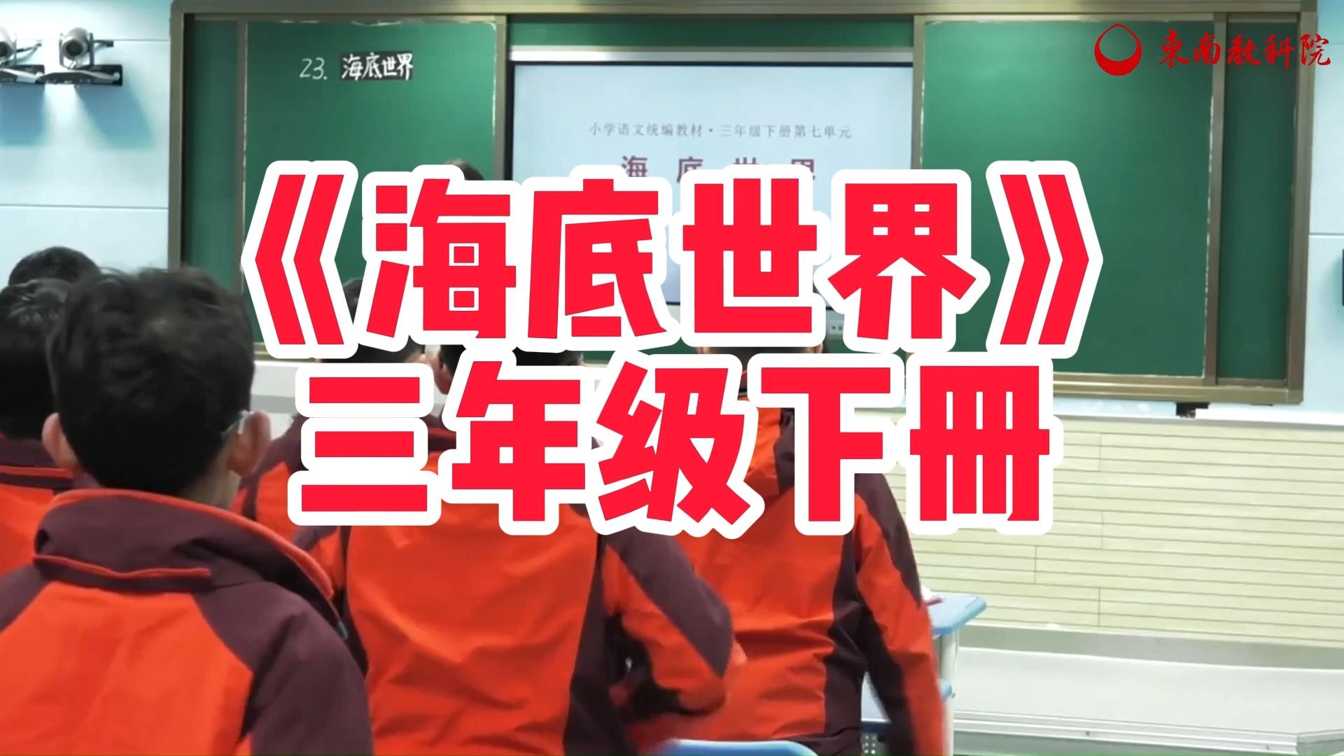 《海底世界》三年级下册小学语文新课标学习任务群名师优质课公开课...