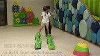 台湾原装WEPLAY幼教感统器材触觉平衡练习波浪步道