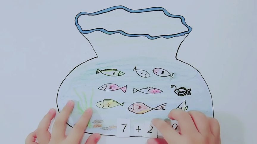 数学·十以内加法口诀㈡·幼小衔接·简笔画