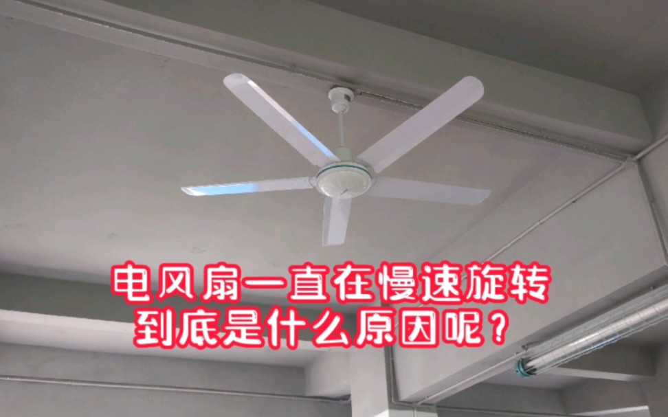 电风扇一直在旋转,到底是什么原因引起的呢?真的是让人摸不着头脑