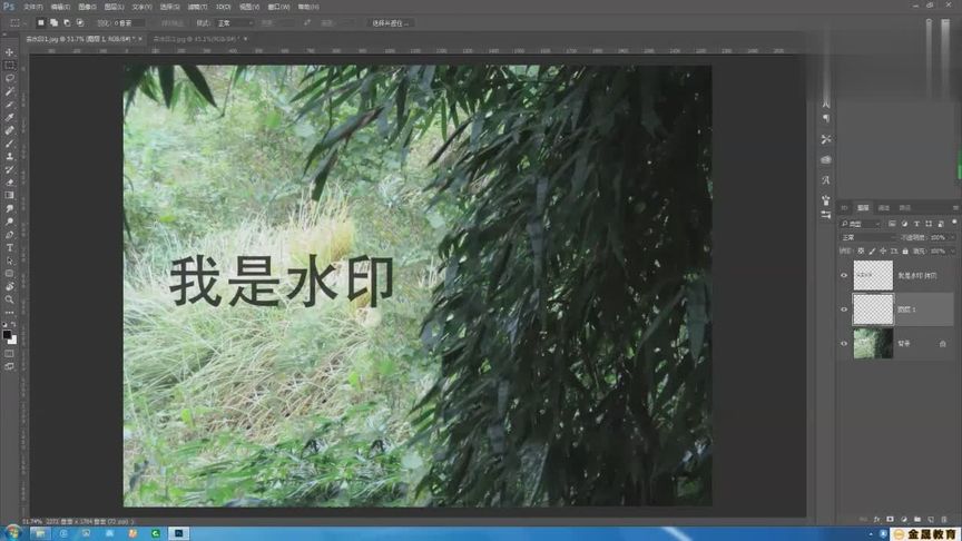 ps高手之基础:大师教你利用图层混合去水印,你学会了吗?