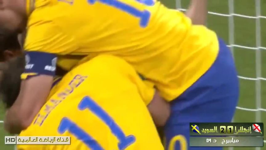 经典回顾-2012欧洲杯 英格兰 3-2 瑞典