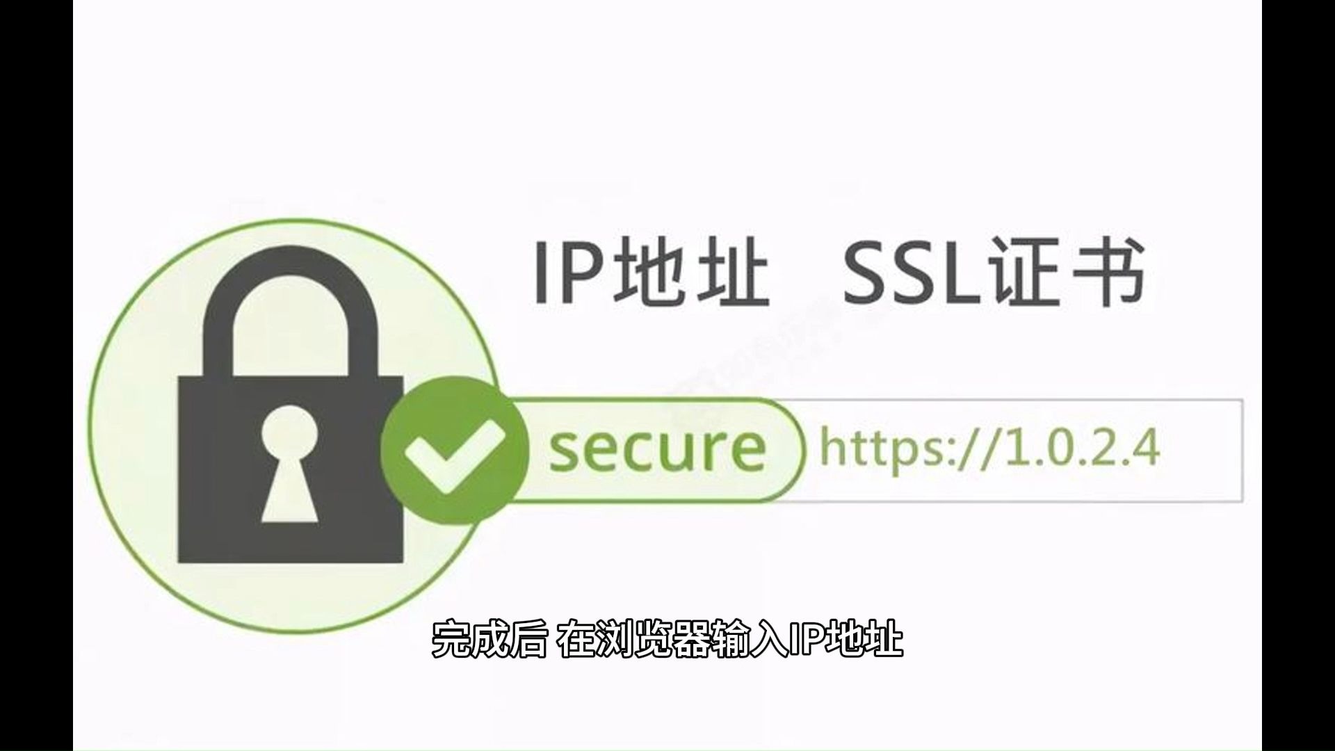 IP地址怎样实现HTTPS加密访问?