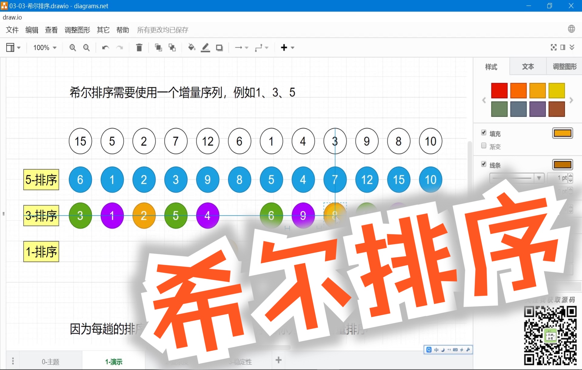 排序算法:希尔排序【图解+代码】