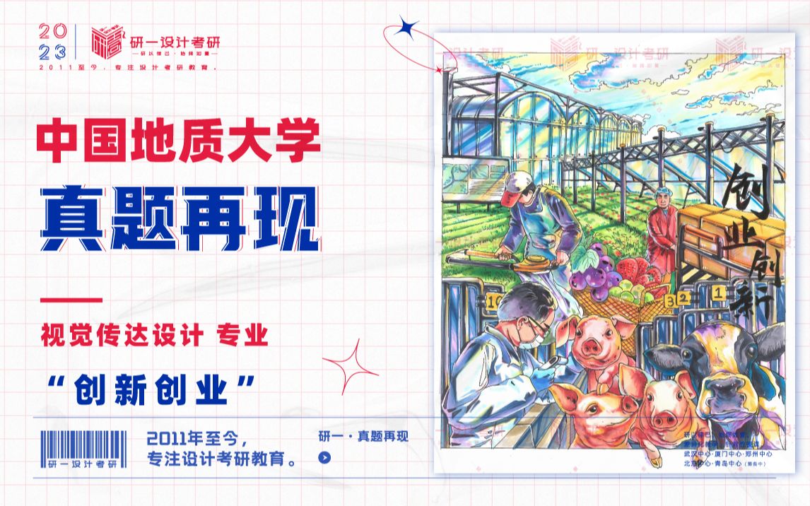 【中国地质大学·创新创业 真题示范】|23设计考研必看!