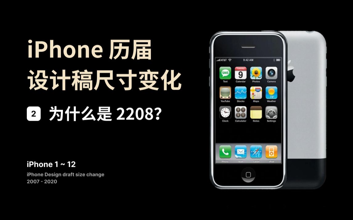 新像素 iPhone 历届的设计稿尺寸变化-2 苹果为什么要缩放? UI设计
