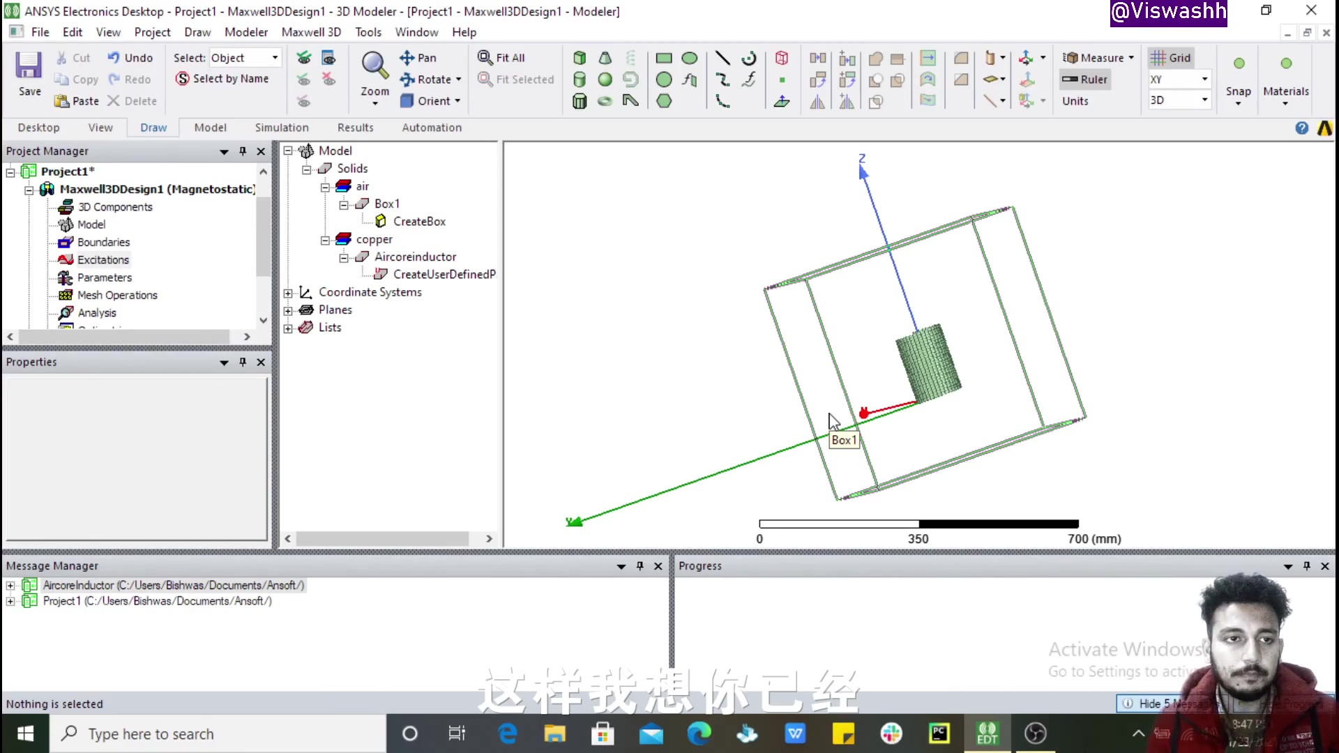 教程02_Ansys Maxwell 3D中的线圈设计仿真__空芯电感