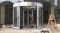 长沙建腾玻璃五金科技旋转门工程案例分享