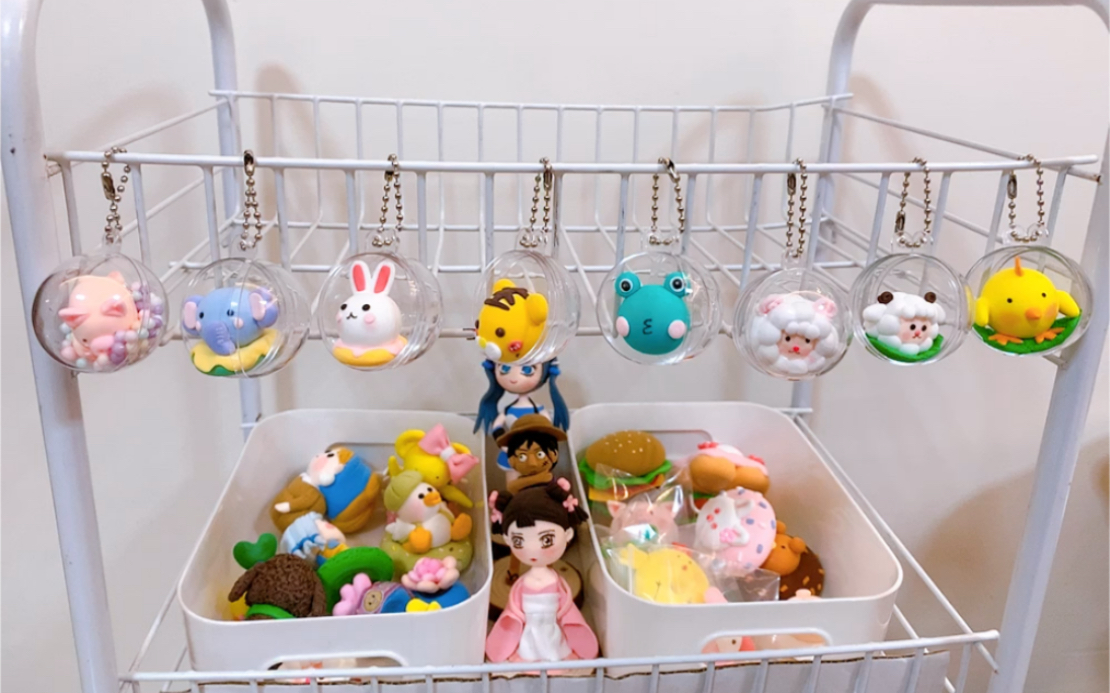 粘土挂件,手工挂饰,粘土猪大象兔子老虎青蛙绵羊小鸡,幼儿园粘土手工...