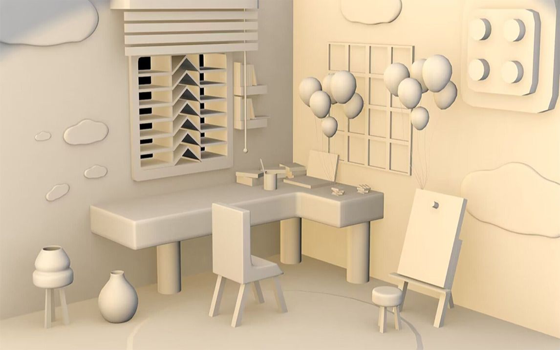 3Dmax入门简单场景小房子教程-室内建模,超详细建模案例讲解,新手学...