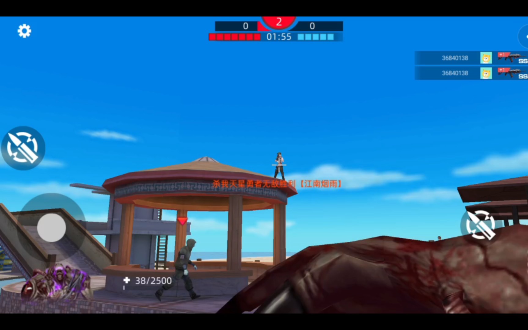 全民枪神边境王者终极生化大唐无敌点位破点实战