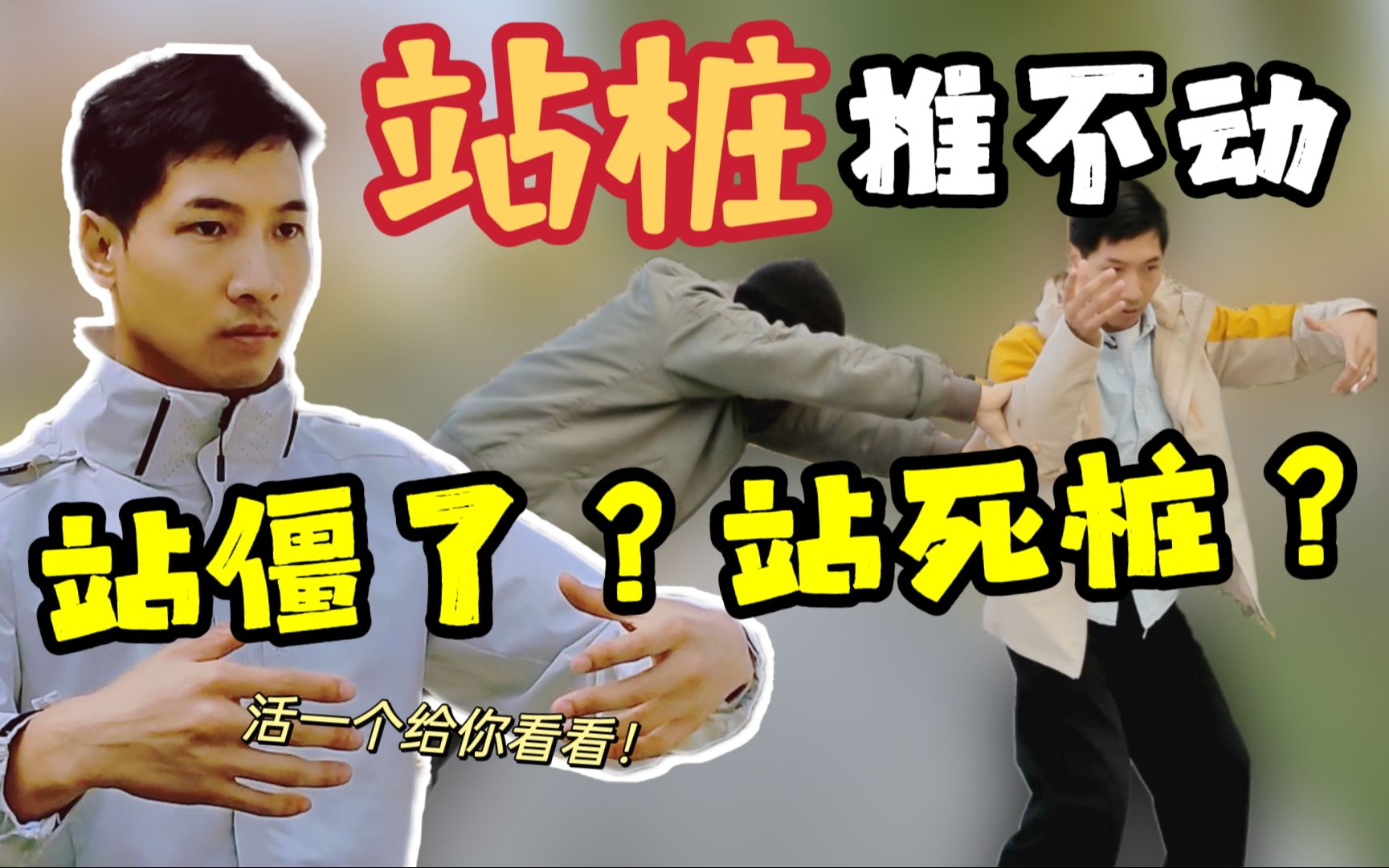 站桩推不动=站死桩?这就“活”一个给你看看!