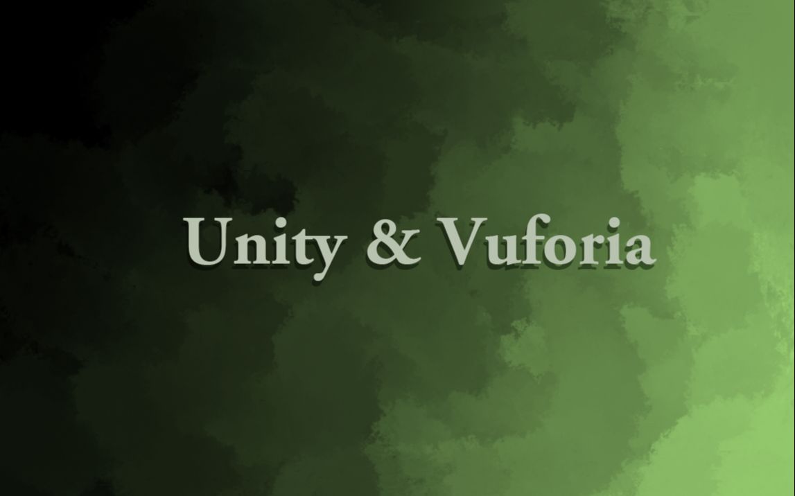 【unity&vuforia】unity与vuforia相关下载安装