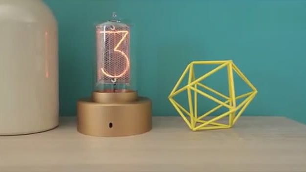 这款复古的数字管时钟,朋克与科技完美结合!