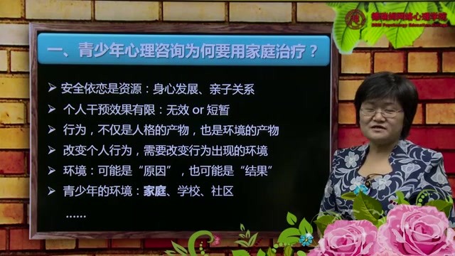龙迪 家庭治疗在青少年心理咨询中的应用 共11讲