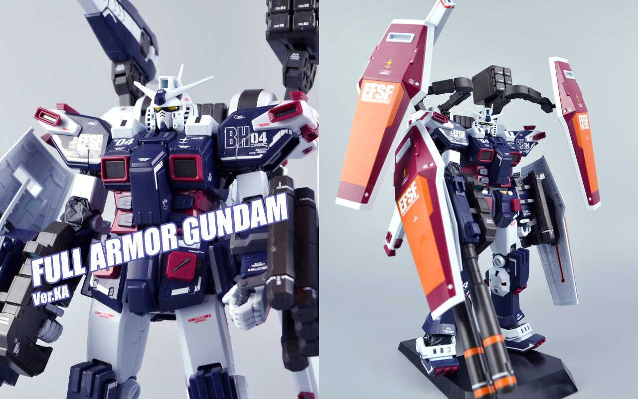 【评头论足】移动武器库!万代 MG FA-78 Ver.KA 全装备高达模型