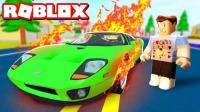 【Roblox车祸碰撞模拟器】摧毁汽车的一万种方法! 乐高小破车搞笑坠...