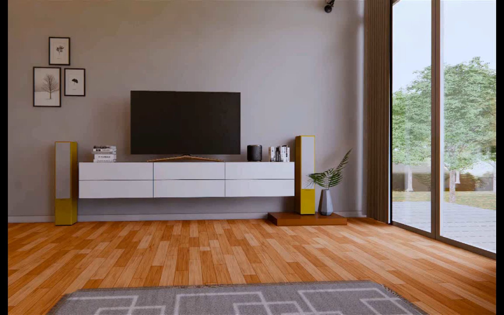 室内设计3d渲染动画