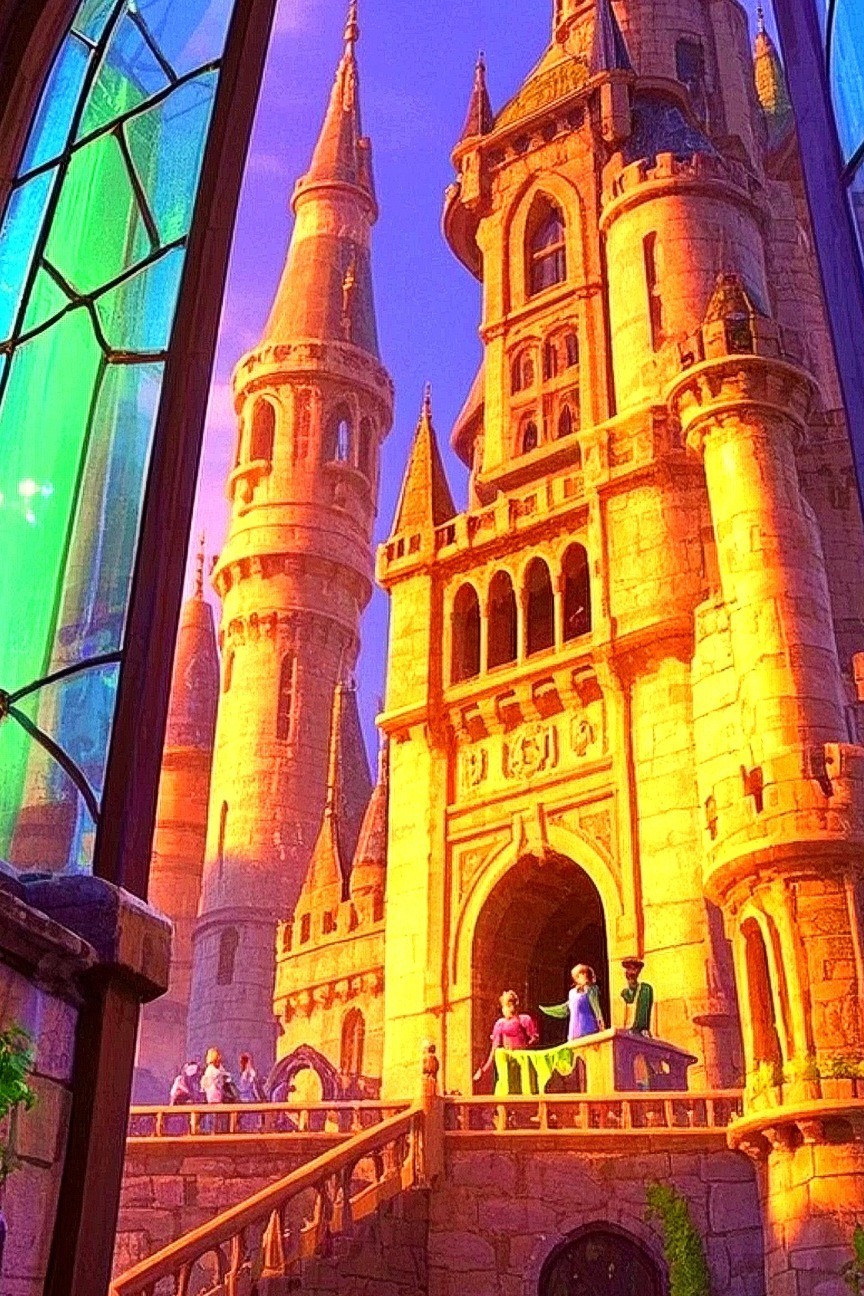 儿童动漫,小积木搭城堡,住进真正的公主