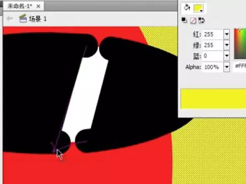 【跃龙门工作室】代做二维动画03 flash教程圆形工具-椭圆工具.打组....