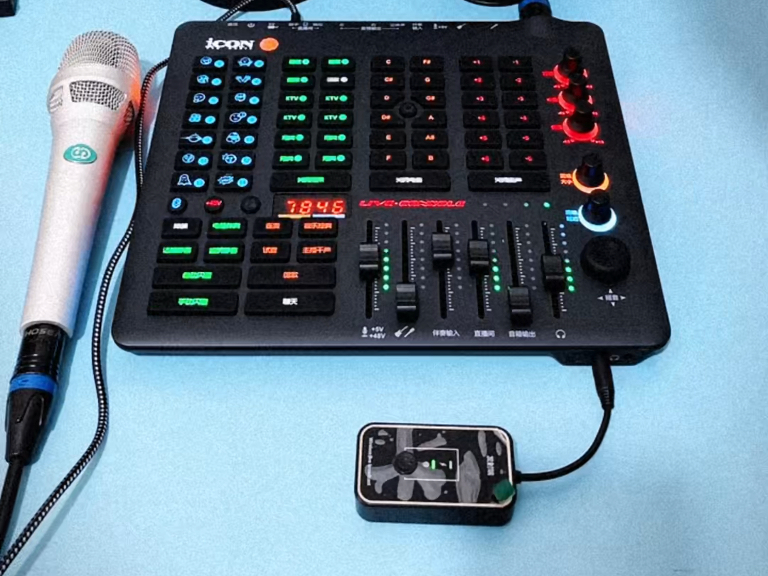 直播需要那些设备?#创作灵感 #手机直播 ICON 艾肯 live Console调音...