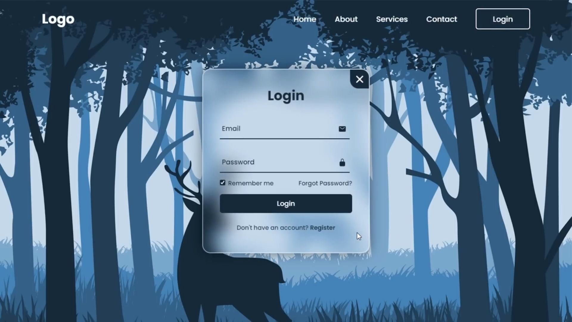 [AmazingPages01] HTML CSS & JavaScript 登录注册页面 [附源码]