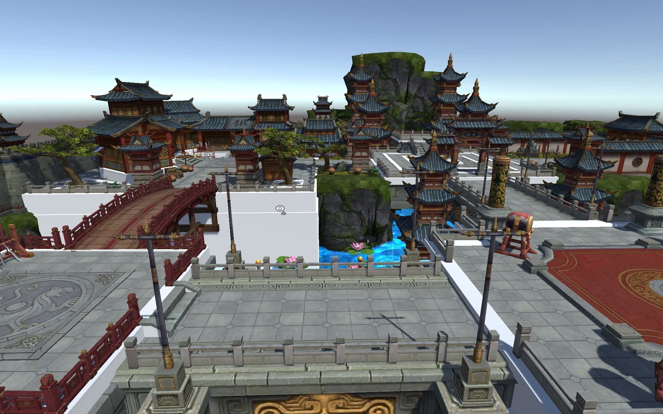 Unity中国风古代建筑场景