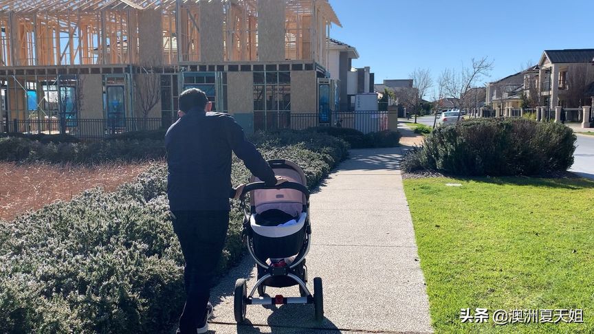 澳洲阿德雷德小区建筑木结构房子,湖景房木屋别墅是这样建成的