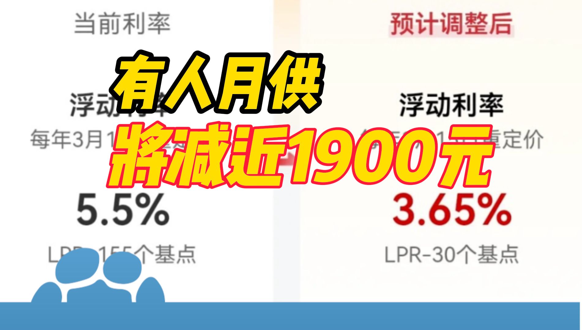 有人月供将减少近1900元!超20家银行宣布:10月25日将批量下调存量...