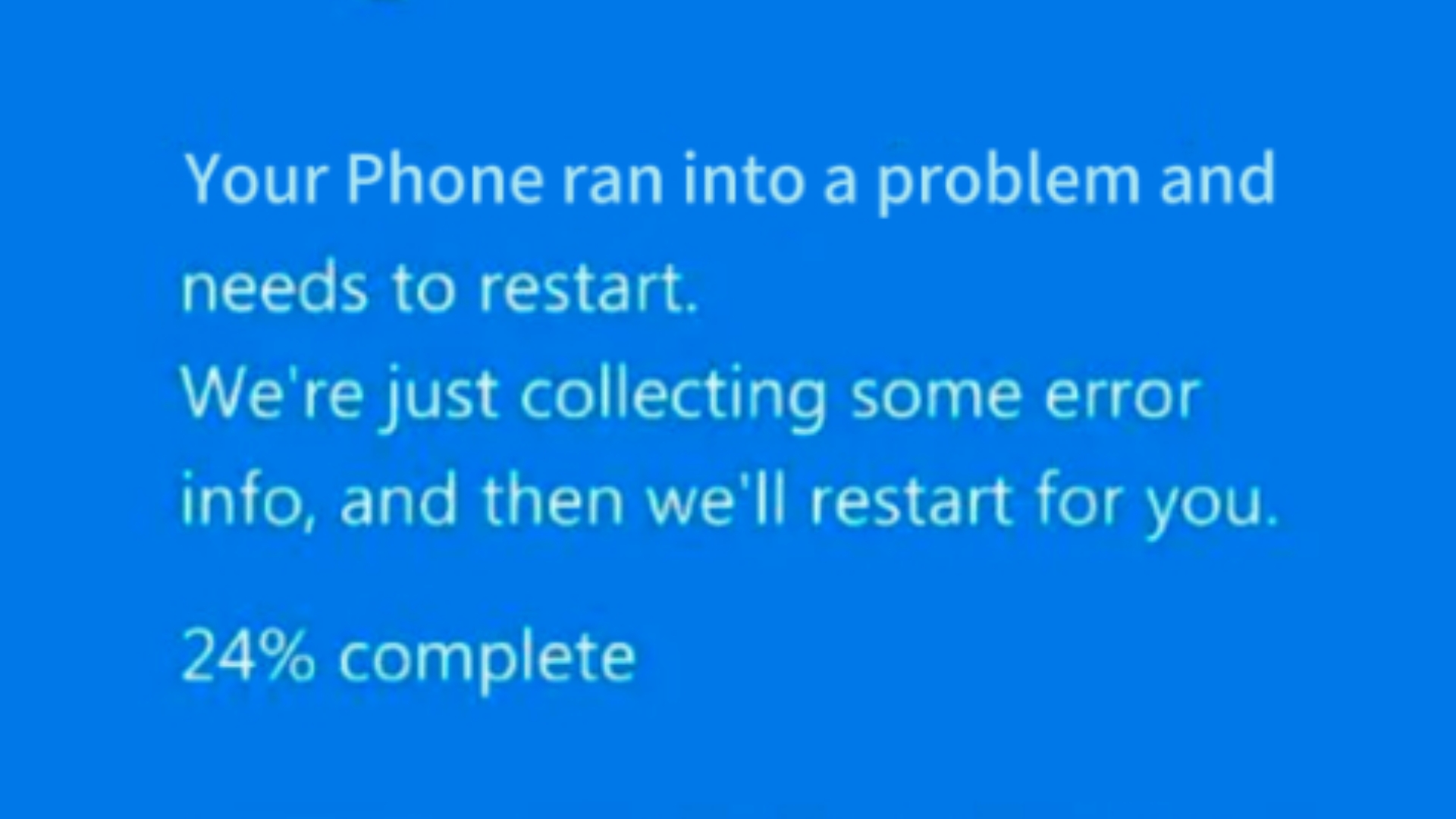 手机也会蓝屏?自制软件:蓝屏模拟器!