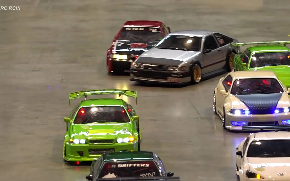 【rc遥控车】惊人的RC漂移赛车模型在行动_ Modell Süd斯图加特2016