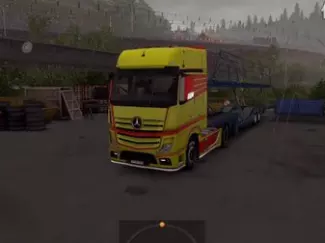 欧洲卡车模拟2联机-运送飞机板