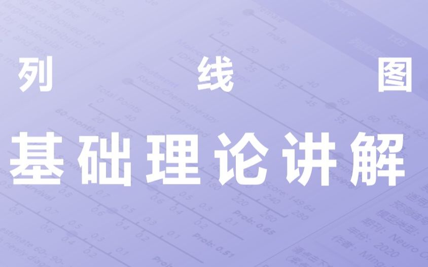 【纯干货】医学列线图 基础理论讲解
