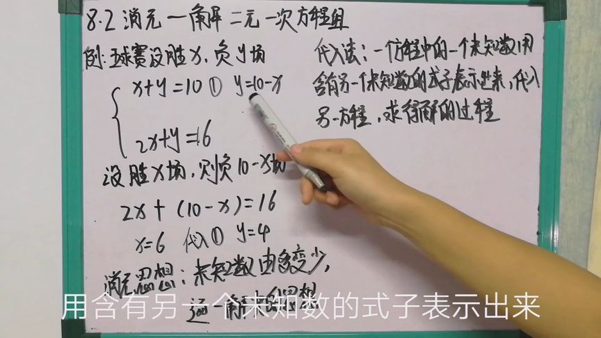 七年级数学:解二元一次方程组的方法有哪些?学会它解题不发愁