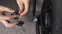 Z2电动自行车【后座脚踏】安装
