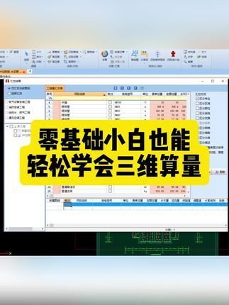 零基础小白也能轻松学会三维算量技巧 #三维建模 #3d建模 #cad画图