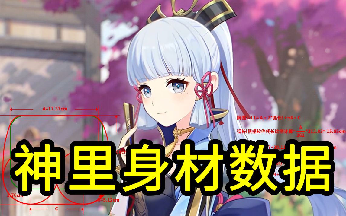 点进来!我来告诉你神里绫华的身材数据 ↑ ↑
