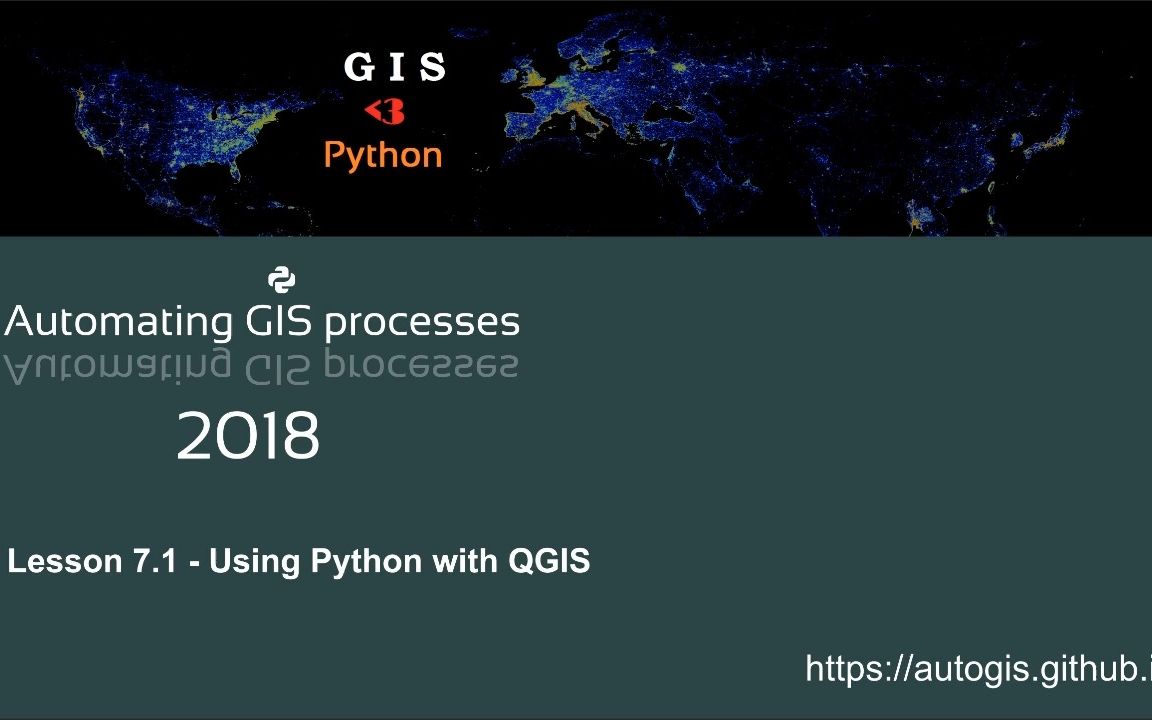 AutoGIS Lesson 7.1 (2018) - Using Python in QGIS; Processing API.mp4