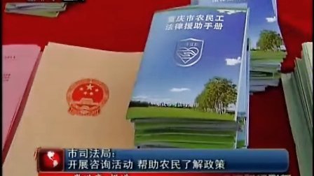 开展咨询活动 帮助农民工了解政策 101108 重庆新闻