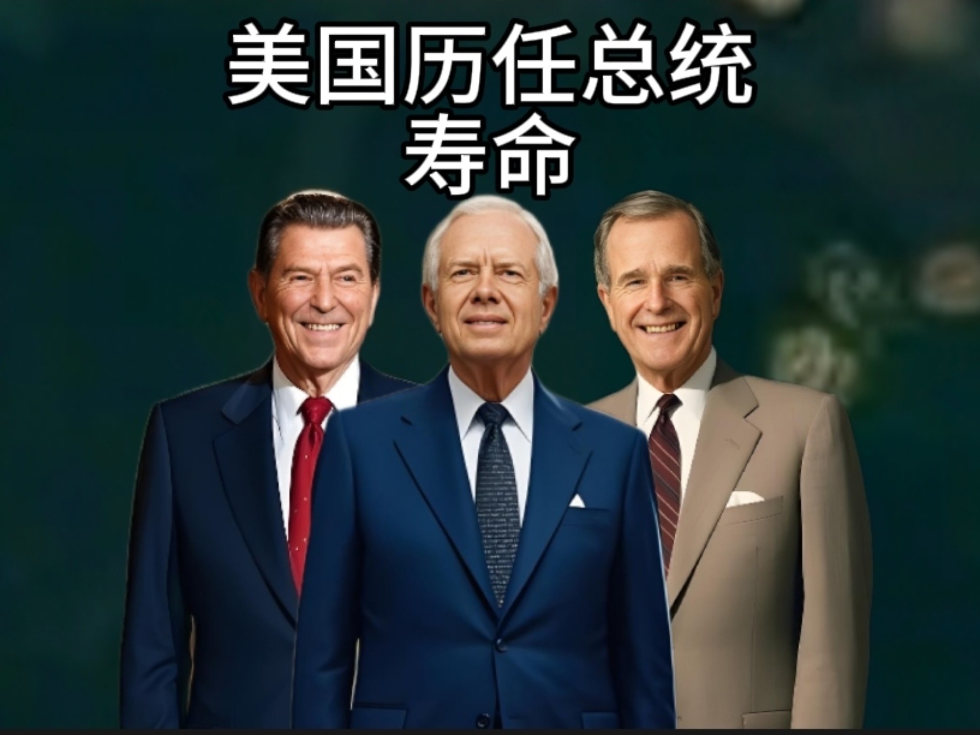 美国历任总统寿命排行