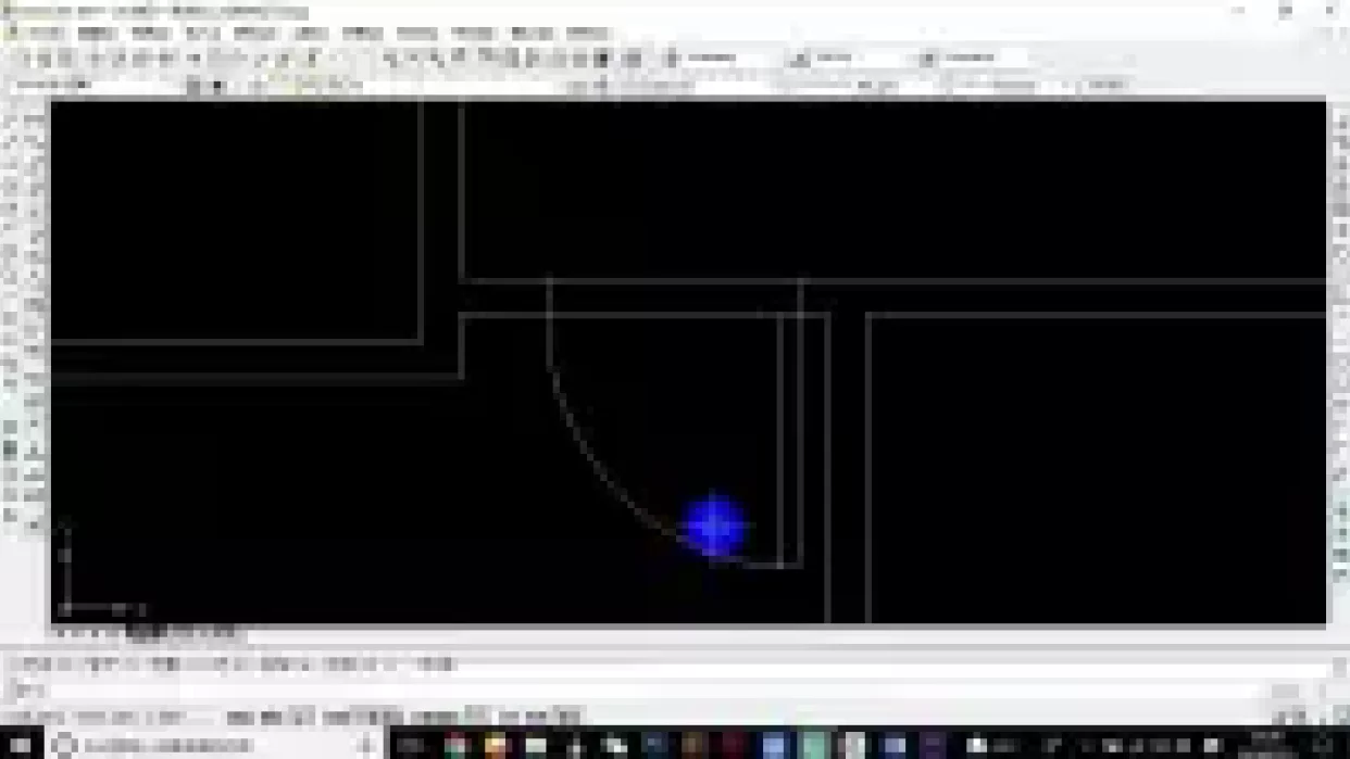酷家乐户型工具导入CAD中单开门的绘制方式