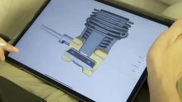 RC引擎模型系列添加曲轴和气缸内衬#设计 #3d #赛车