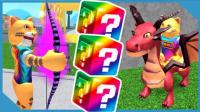 小飞象解说✘Roblox幸运方块模拟器 彩色方块大更新! 我的世界玩具总...