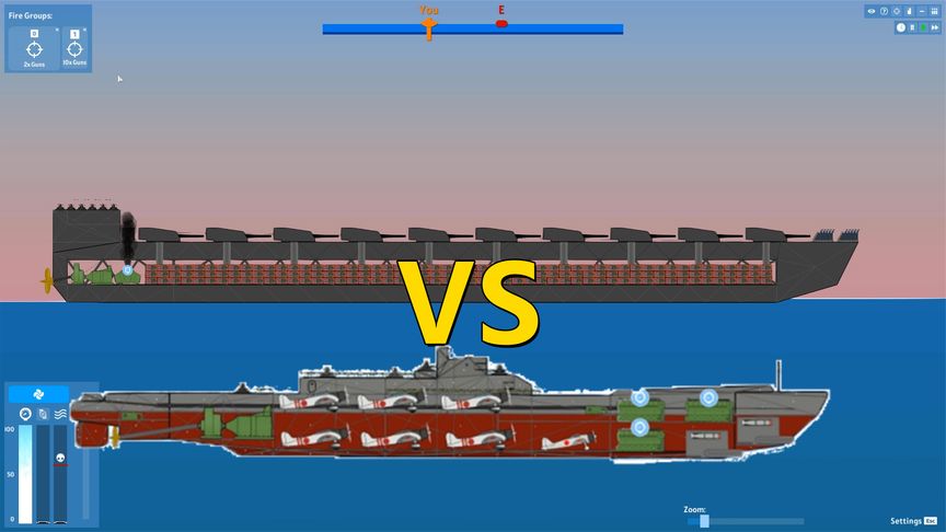 战舰模拟器:为战斗而生的战舰,遇到二战最大的潜艇,谁强?