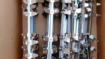 ...真空电镀支架 小件喷涂流水线金属管架定做 自动线静电喷漆设备挂具