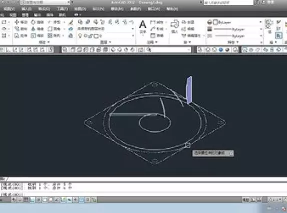 !★CAD曲面绘制风扇★